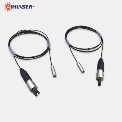 China 520nm 30mW 4μm Green Single Mode Coaxial Fiber Coupled Laser Diode Module with FC/PC Connector for sale