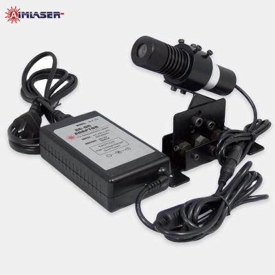 China 520nm 30mW Green Laser Line Projector - 90° Fan Angle, 10m Range for Wood Stone Cloth Cutting for sale