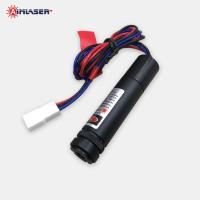China 450nm 30mW Blue Line Laser Diode Module with Powell Lens - 30μm Line Width, 90° Fan Angle for Industrial Automation for sale