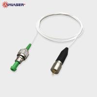 China 450nm 60mW Single Mode Fiber Coupled Laser Module with LD Driver and PD Feedback - 3.0V DC, Φ8x22mm for sale