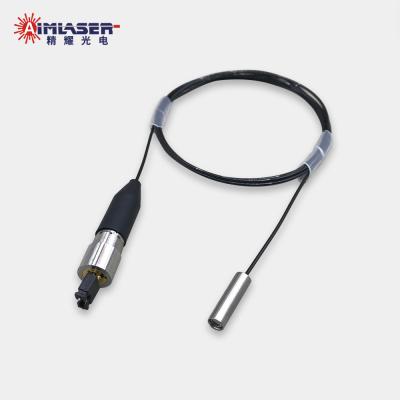 China 635nm 30mW 3μm Single Mode Fiber Coupled Laser Diode Module with FC/PC Connector - 8×22mm Compact Design for sale