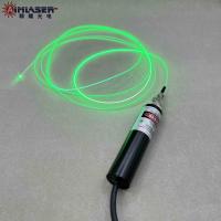 China Coaxial Fiber Coupled Laser Diode Module 520nm 30mW 170μm FC/PC Green Laser Source for sale