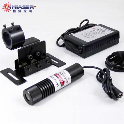 China 635nm 20mW Red Line Laser Projector Generator with 2.5mm Line Width and 10m Range for Industrial Alignment for sale
