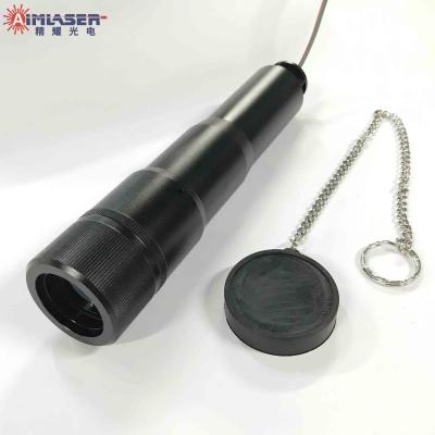 China 520nm 10mW Green Laser Beam Expander with 0.5mrad Divergence and Φ42x154mm Dimensions for Industrial Alignment for sale