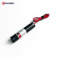 China Powell Lens Uniform Line Laser Module 520nm 30mW with 50μm Line Width and 30° Fan Angle for Machine Vision for sale