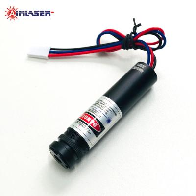 China Powell Lens Uniform Line Laser Module 20-200μm Width with TTL/Analog/PWM Modulation 3-24VDC Input for sale