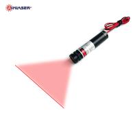China 650nm 20mW Laser Line Generator Module with Powell Lens - 110° Fan Angle, Φ12×45mm for 3D Machine Vision Systems for sale