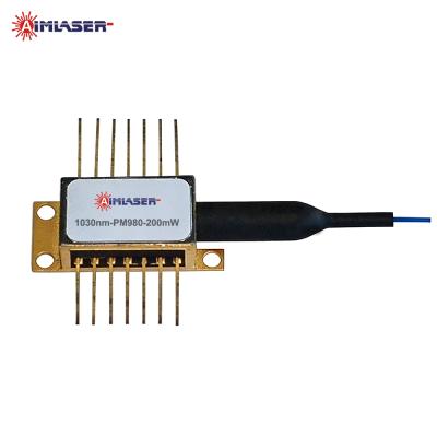 China 1030 nm 200 mW Single-Mode Laser Diode Butterfly Package with TEC and Optional Driver for sale
