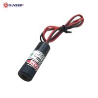 China 635nm 5mW Red Cross Line Laser Module with 110° Horizontal Fan Angle and Φ15×65mm Compact Design for sale