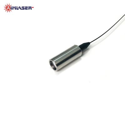 China 405nm Single Mode Fiber Optic Collimator 100mm Distance Ø3.4x14mm Package with FC/PC/APC/LC Connector Options for sale