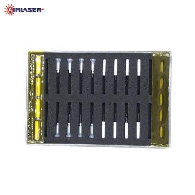 China Optical Fiber Ceramic Ferrule Ø2.5mm 10.5mm Long 200μm Core Size with Flange and Fiber Jumper Patch Cable for sale