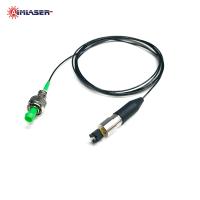 China 520nm 30mW 4μm Green Single Mode Coaxial Fiber Coupled Laser Diode Module with FC/PC Connector for sale