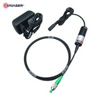 China 635nm 30mW 3μm Single Mode Fiber Coupled Laser Diode Module with FC/PC Connector - 8×22mm Compact Design for sale