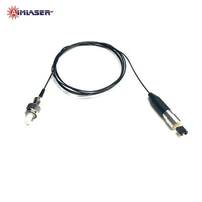 China 488nm Fiber-Pigtailed Laser Diode Module with Single-Mode or Multimode Fiber Options for sale