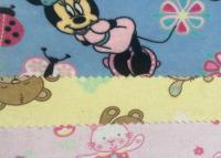 China 100% Cotton Woven Double Napped Flannel Fabric Mickey Cartoon Print 200gsm 42/43 for sale
