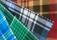 China Woven Plaid Brushed Cotton Flannel Fabric Custom Printed for sale