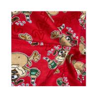China 100% Cotton Cartoon Flannel Fabric for Pajamas Rotary Screen Printing 3000m MOQ for sale