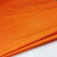 China Antistatic Orange Flame Resistant Cotton Fabric 260gsm 150cm for Protective Suits for sale