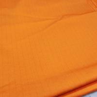 China Antistatic Orange Flame Resistant Cotton Fabric 260gsm 150cm for Protective Suits for sale