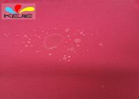 China Rose Red Twill Oil Water Repellent Antistatic Fabric 240GSM 57/58 Inch for sale