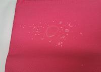 China Rose Red Twill Oil Water Repellent Antistatic Fabric 240GSM 57/58 Inch for sale