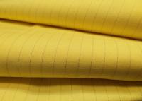 China EN1149 Grid Uniform Cloth Cotton Anti Static Fabric 260gsm For Workwear for sale