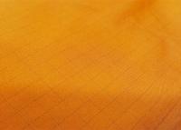 China Yellow Strip Antistatic ESD Fabric 270GSM 100% Cotton Shrink Resistant 150cm Width for sale