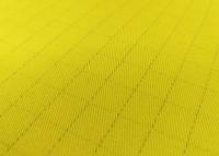 China 240gsm Yellow Flame Resistant Cotton Antistatic Fabric for Suit Anti Alkali for sale