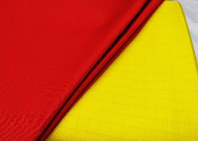 China C60 T40 Grid Thick Full Line Anti Static Fabric with Stripe Carbon Fiber 235GSM 57 58 Inch for Workwear for sale
