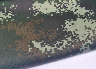 China Camouflage Polyester Cotton Fabric 150cm Width 250gsm for Military Clothing for sale