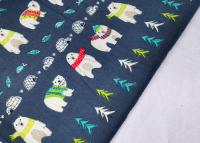 China 100% Cotton Solid Flannel Fabric 57/58 Inch Baby Cartoon Print Shrink Resistant for sale