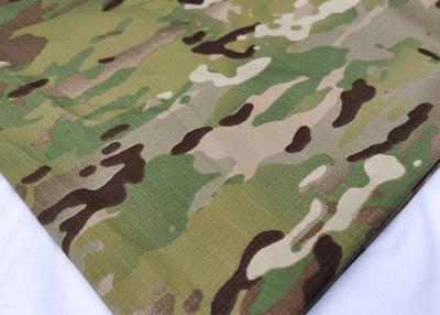 China CVC50/50 Woven Ripstop Camouflage Fabric 210GSM 57/58 Inch for Military Uniform for sale