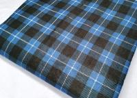 China 100% Cotton Plaid Flannel Fabric 165GSM 57/58 Inch Tear Resistant for Shirt for sale