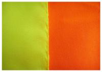 China Yellow Orange Fluorescent Cotton Anti Static Fabric 170gsm 57 58 Inch for Workwear for sale