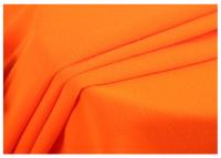 China Fluorescent Orange Cotton Twill Fabric 32x21 190gsm for Suit Clothing for sale
