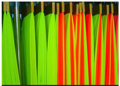 China Hi-Vis Fluorescent Flame Retardant Waterproof Fabric 270GSM 100% Cotton for Garment for sale
