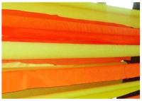 China High Visibility Fluorescent Fabric Polyester Cotton Fire Resistant Clothing Material for sale