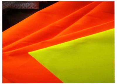China High Visibility Fluorescent Fabric Fireproof Fabric Materials Durable 380 Gsm for sale