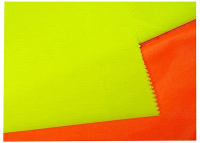 China Anti Wear Fluorescent Fabric Flame Retardant 270GSM 57-58 Inch for Reflective Safety Vest for sale