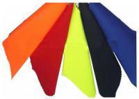 China 100% Cotton Fireproof Fabric Fluorescent Plain Style Anti Static For Workear for sale
