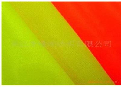 China Anti Acid Fluorescent Fabric Polyester Cotton Twill For Worker Jackets for sale