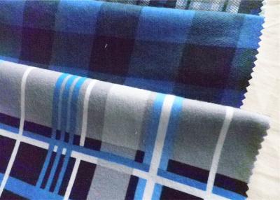 China 100% Cotton Twill Flannel Fabric 150GSM Oil Proof Plaid for Workwear Shirts for sale