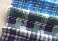 China 100% Cotton Twill Flannel Fabric 150GSM Oil Proof Plaid for Workwear Shirts for sale
