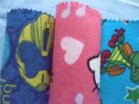 China Baby Cotton Flannel Fabric 80% Polyester 20% Cotton 57/58 Inch Soft Double Sided Cartoon Animal for sale