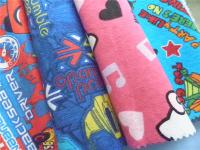 China Eco-Friendly Waterproof Flannel Fabric 80% Polyester 20% Cotton 57/58 Inch Width Animal Print for sale