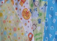 China Fire Resistant Printed Cotton Flannel Material Double Sided Twill Style for sale