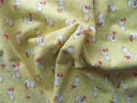 China Single Side Printed Flannel Fabric 60% Cotton 40% Polyester Antibacterial for sale
