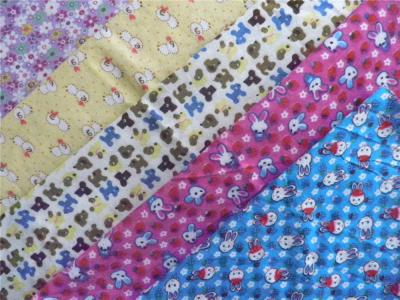 China Waterproof Cotton Flannel Laminated Cloth Diaper Fabric 100% Cotton 43/44 Inch Width for sale