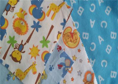 China 100% Cotton Twill Flannel Fabric 43/44 Inch Baby Bedding Printed Soft Flame Retardant for sale