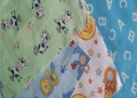 China 100% Cotton Twill Flannel Fabric 43/44 Inch Baby Bedding Printed Soft Flame Retardant for sale